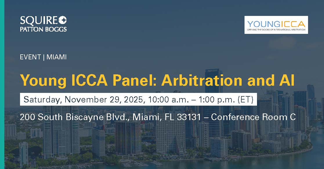 Young ICCA Panel: Arbitration and AI | Young ICCA